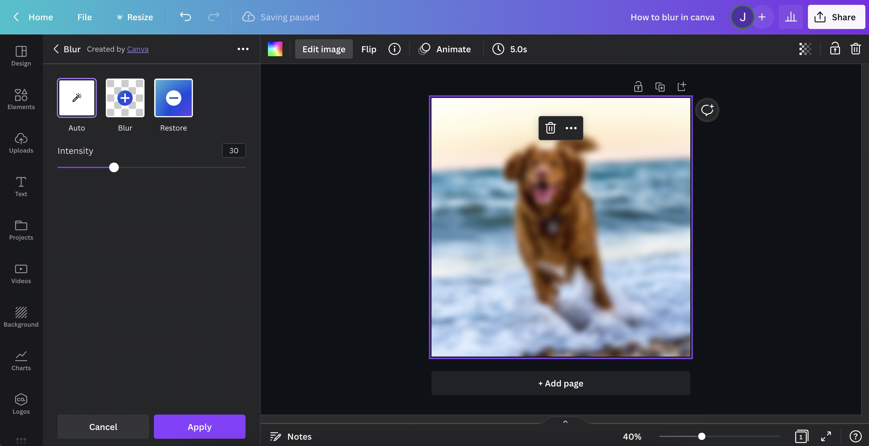 How to Blur in Canva - Photos, Texts, & Backgrounds | Xenyo